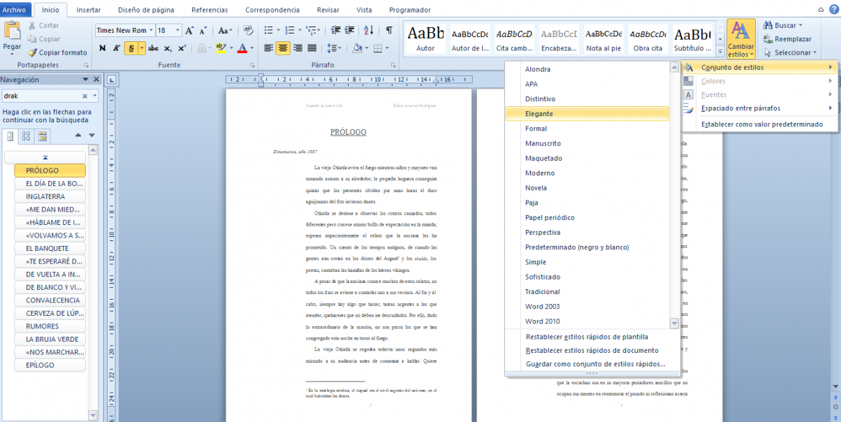 Los estilos y el formateo de textos en Microsoft Word | Las ...